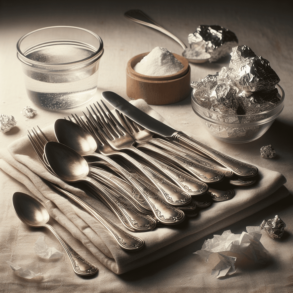 The Clever Use of Aluminum Foil for Cleaning Silverware