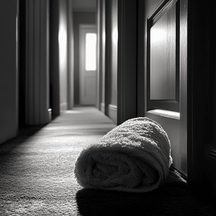 Why You Should Always Put a Towel Under Your Door