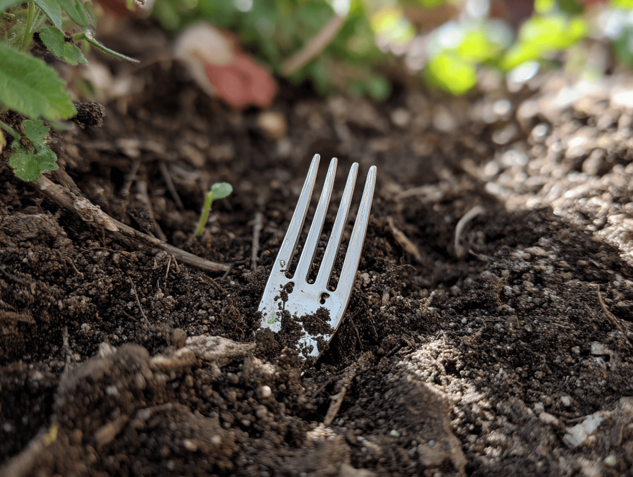 This Simple Plastic Fork Trick Keeps Garden Critters Away From Your Plants