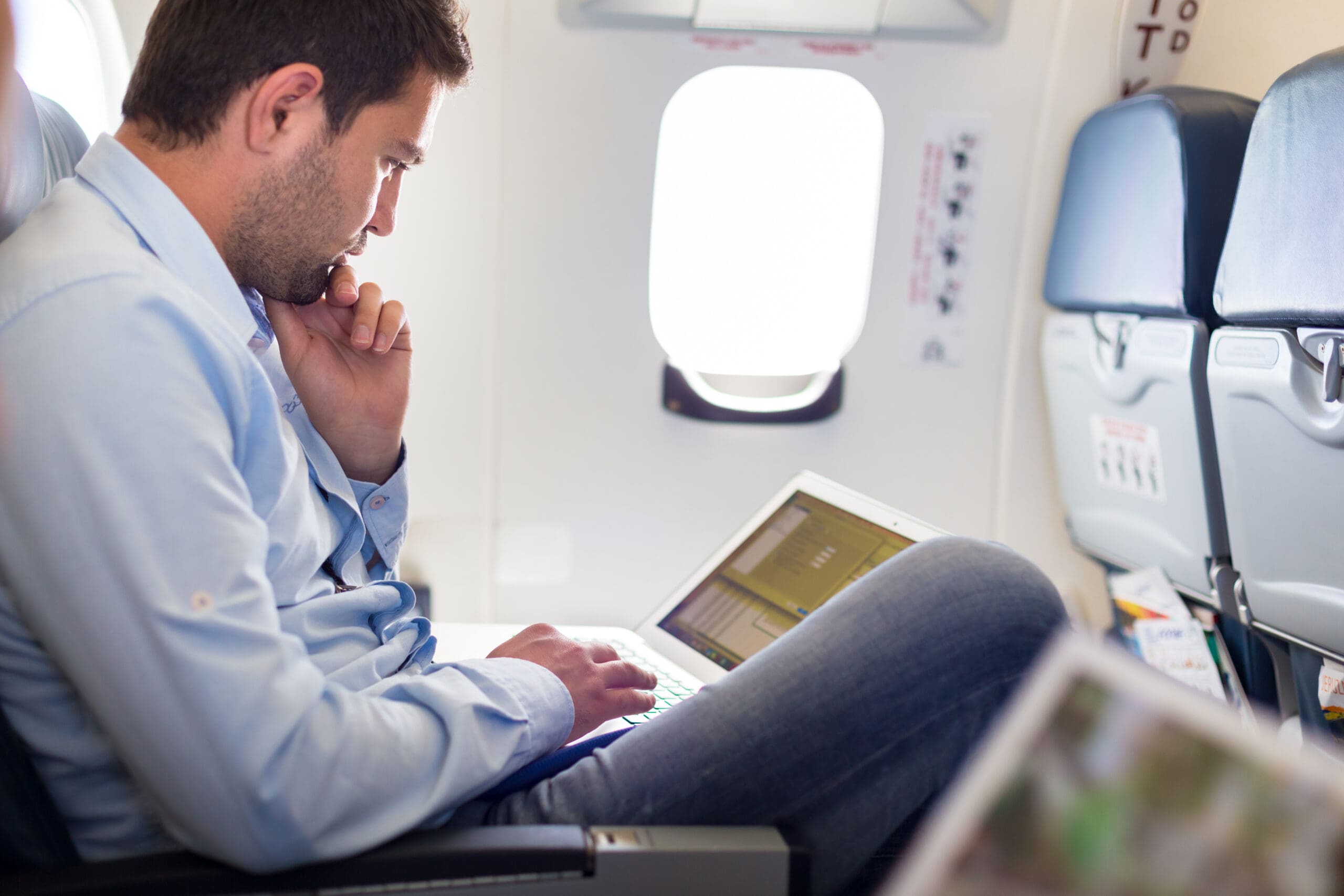 This Common Storage Spot Could Destroy Your Laptop On A Plane